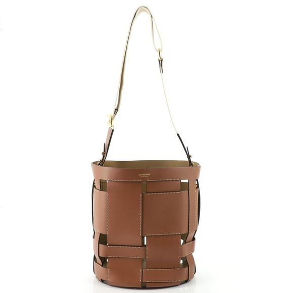 Burberry | Bags | Burberry Foster Bucket Bag Leather Brown | Poshmark